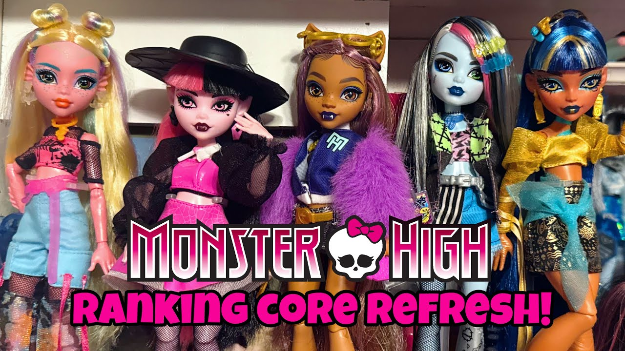Ranking Monster High G3s Core Refresh Line! Ghoulchat 🩷 - YouTube