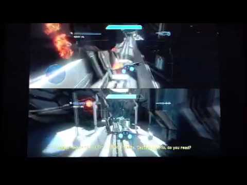 Halo 4 split-screen gameplay part 27 - YouTube
