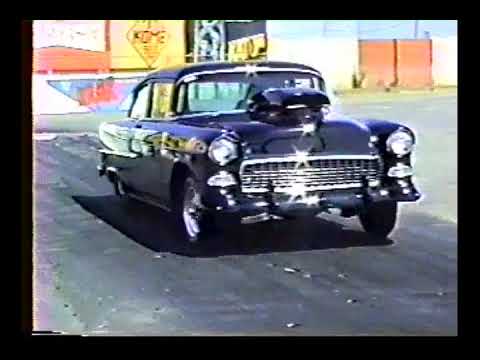 55 Chevy Drag Racing Crash - YouTube