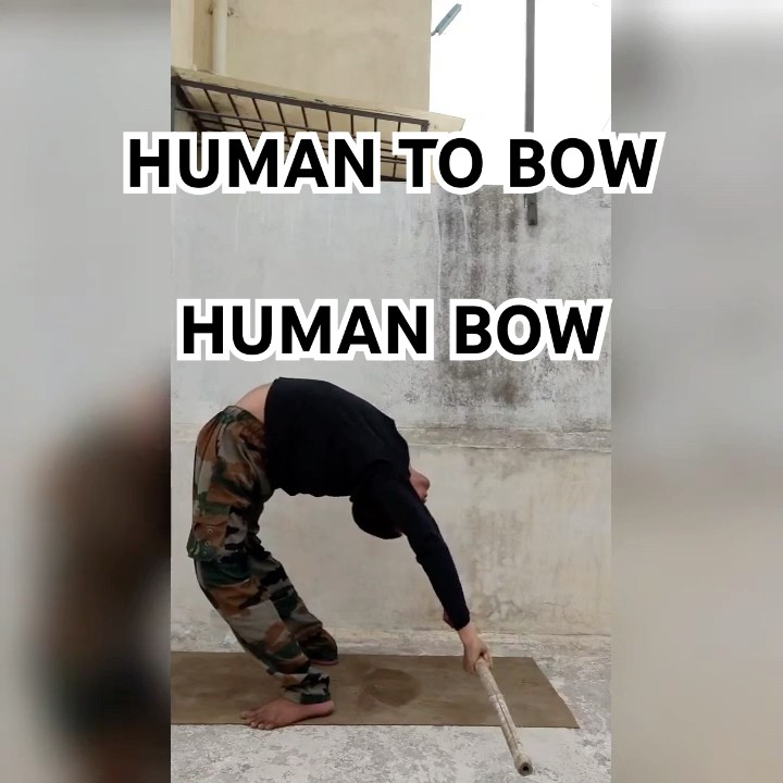 Human Bow | Yoga Flexibility Challenge 🔥 #shorts #explore #viral - YouTube