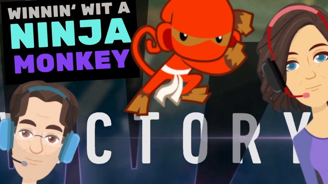 Ninja Monkey helps us get a Win - YouTube