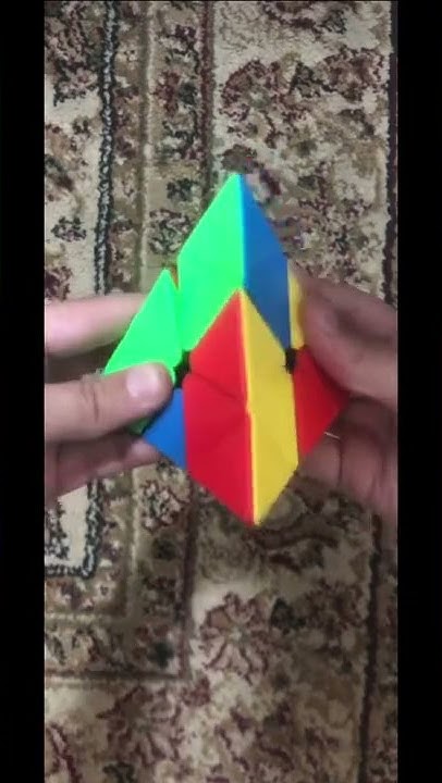 Cool pattern on a pyraminx part 4 - YouTube