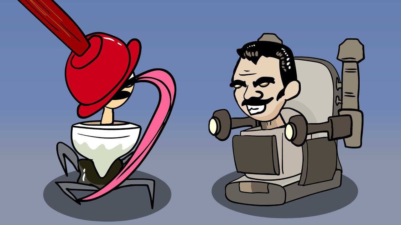 Anime Chibi Skibidi Toilet VS PLUNGER Animation | 카와이 스키비디 토일렛 애니메이션 ...