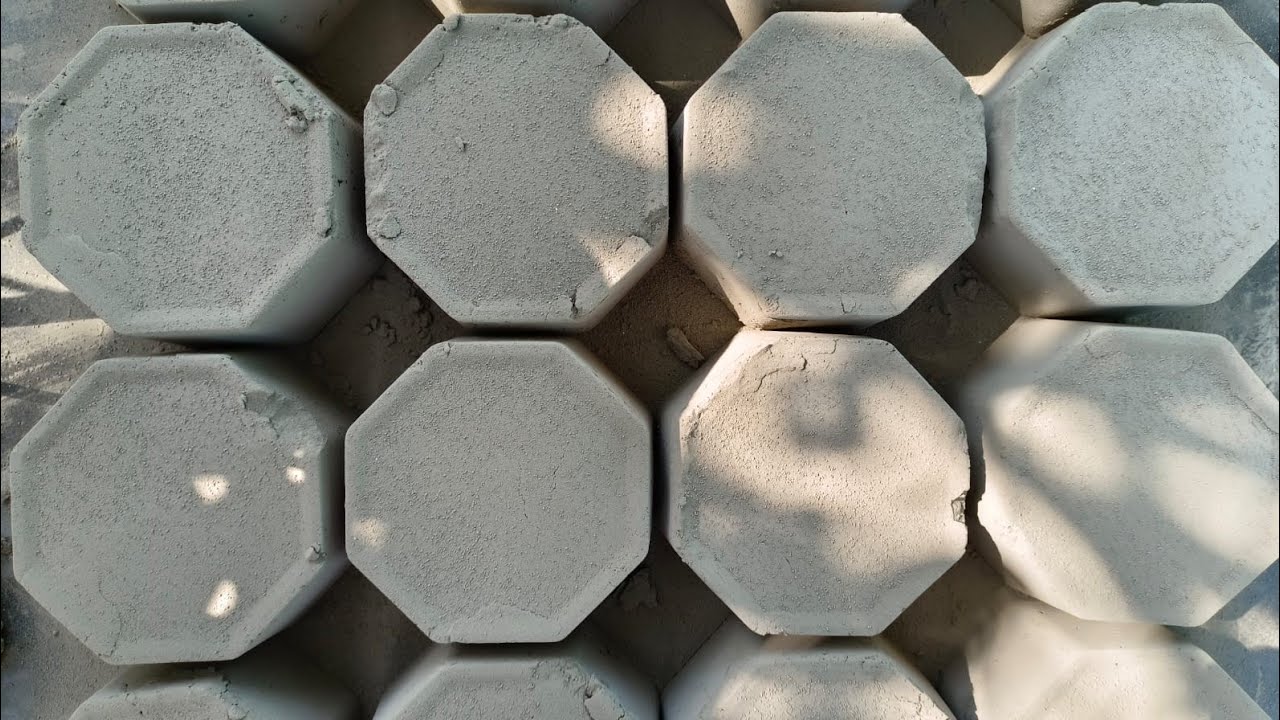 mass cement hexagons crush colab w/ @CrumblingHubASMR | sleepaid - YouTube