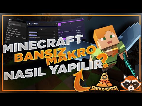 Minecraft Bansız En İyi Makro Porgramı | Vuruş - Blok Makrosu | Son Oyuncu , Craft Rise