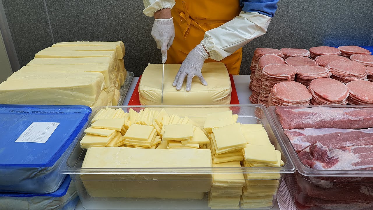 홈쇼핑 한번에 10억매출! 치즈 돈가스 대량 생산 공장 - 진심돈까스 / korean cheese pork cutlet ...