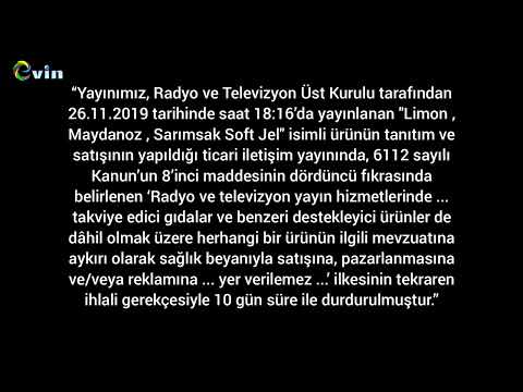 Evin TV - Yayın Durdurma Cezası (2019)