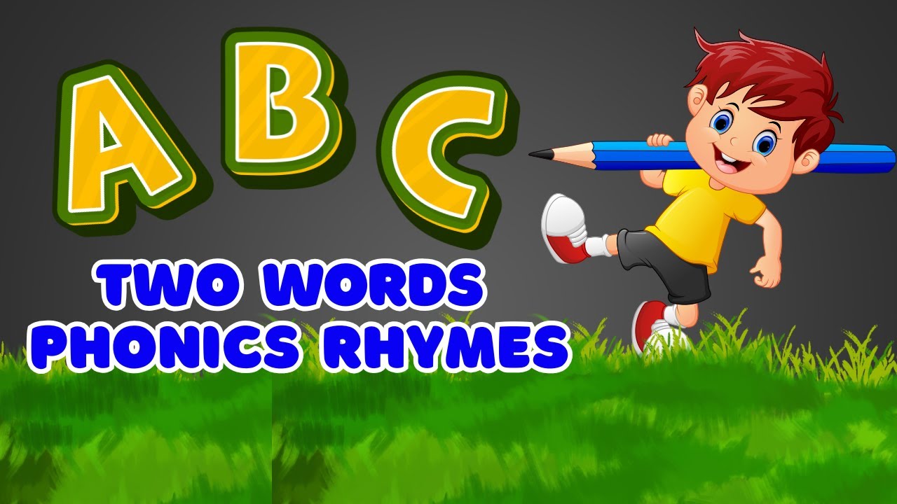 🎵 ABC Two Words Phonics Rhymes/Kids Song | Nursery Rhymes & Kids Songs ...