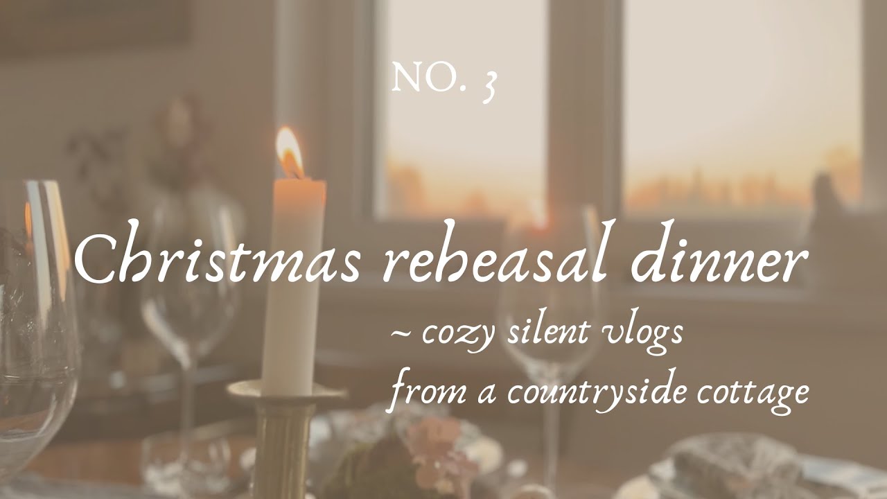 CHRISTMAS REHEARSAL DINNER ~ Life in the Czech countryside | Silent ...