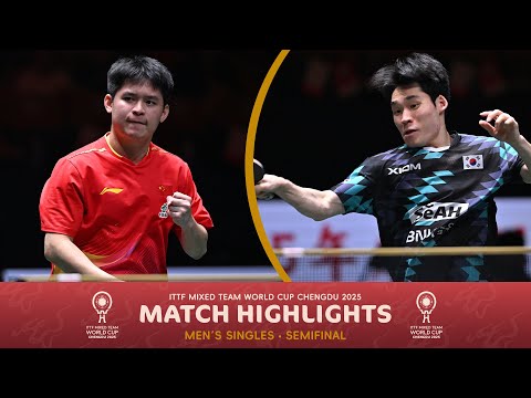 Lin Shidong vs Jang Woojin | Semifinal - ITTF Mixed Team World Cup 2025