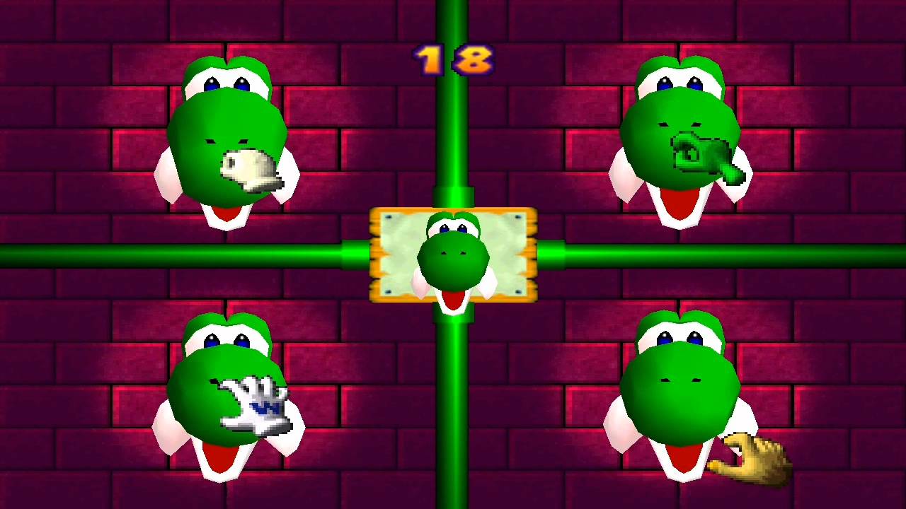 Mario Party 2 Mini Games - Face Lift | Yoshi - YouTube