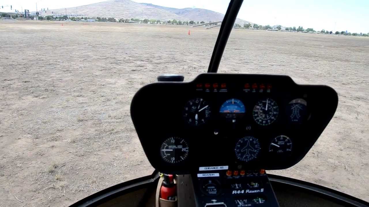 Robinson R44 Raven II Take-Off (Camera In Cockpit) - YouTube