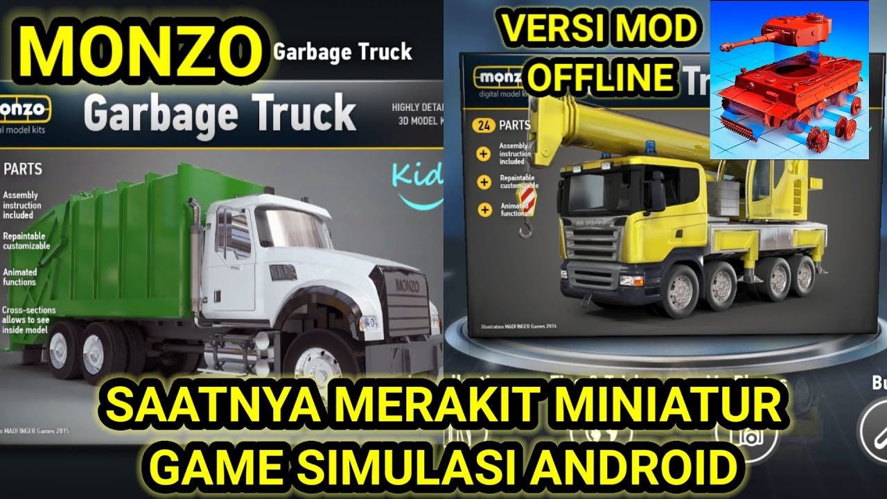 SAATNYA MERAKIT MINIATUR GAME SIMULASI ANDROID - MONZO ALL IN ONE ...