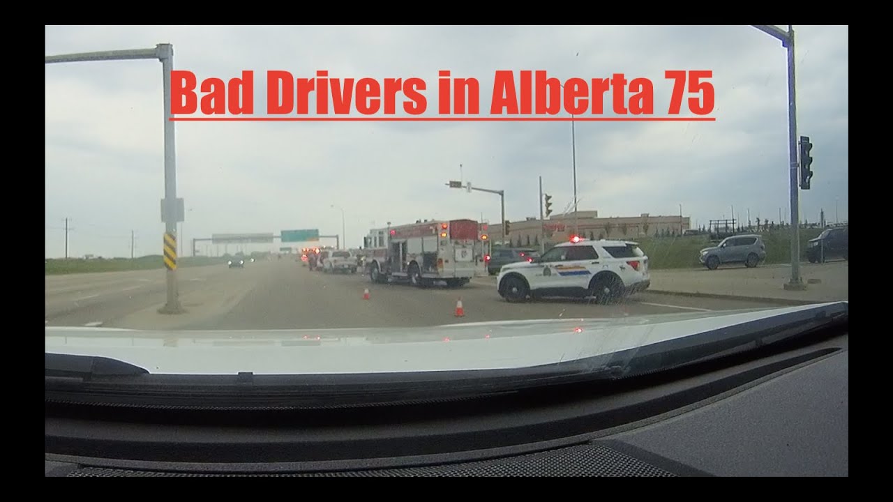 Bad Drivers in Alberta 75 | A Bad Driver NEVER Misses Their Turn. - YouTube