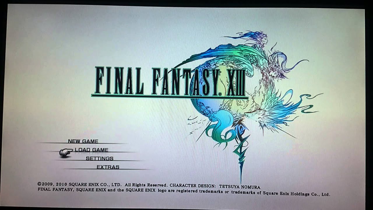 Final Fantasy XIII FFXIII XBOX 360 Title Screen Theme - YouTube