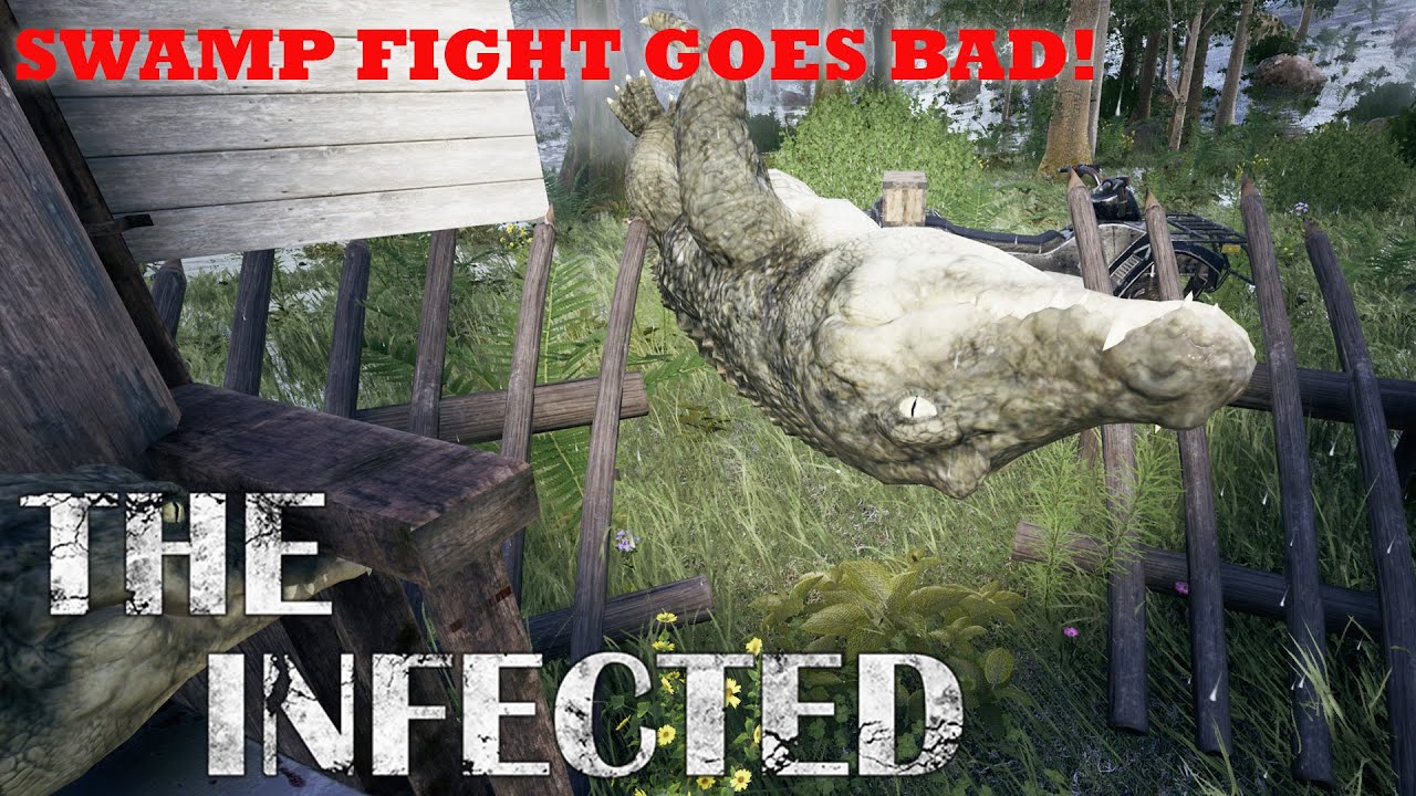 Fighting off Crocs in the swamp! The Infected E21 - YouTube