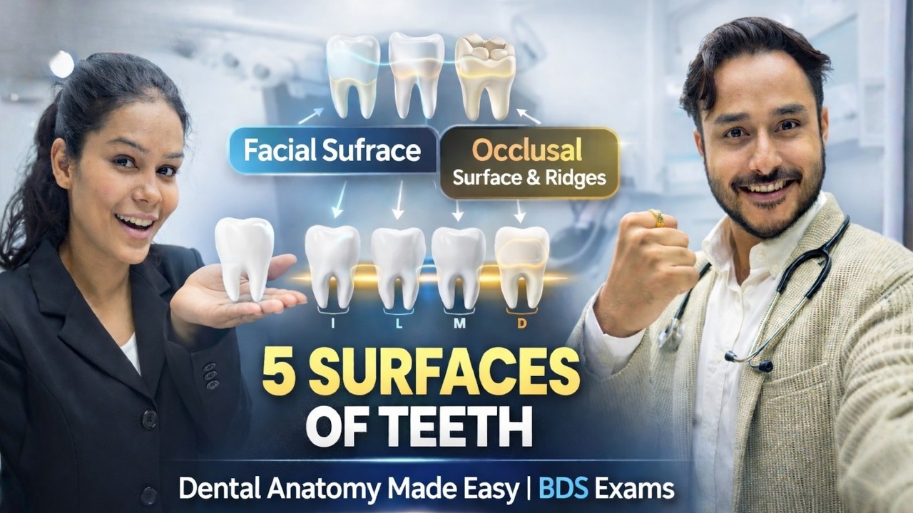 5 Surfaces Of Teeth In Dental Anatomty & Tooth Ridges Explained Simply ...