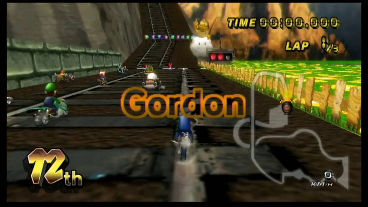 [MKWii] Outline (Font) - YouTube