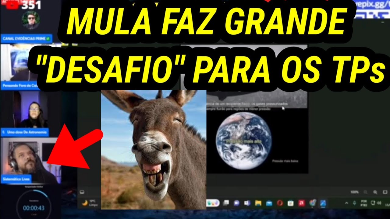 MULA FEZ GRANDE "DESAFIO" PARA OS TPs - YouTube