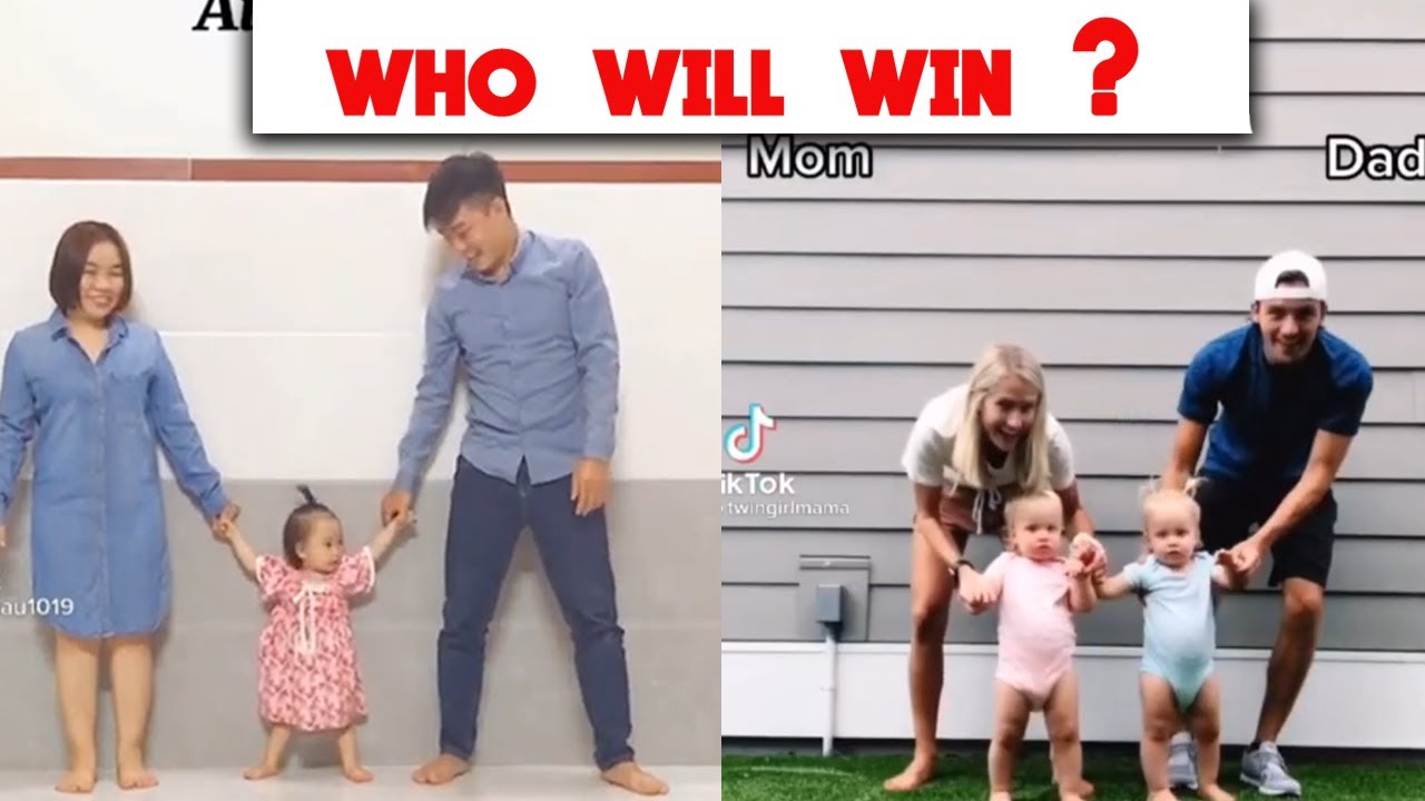 DAD or MOM challenge | Run in opposite direction | best funny games for ...