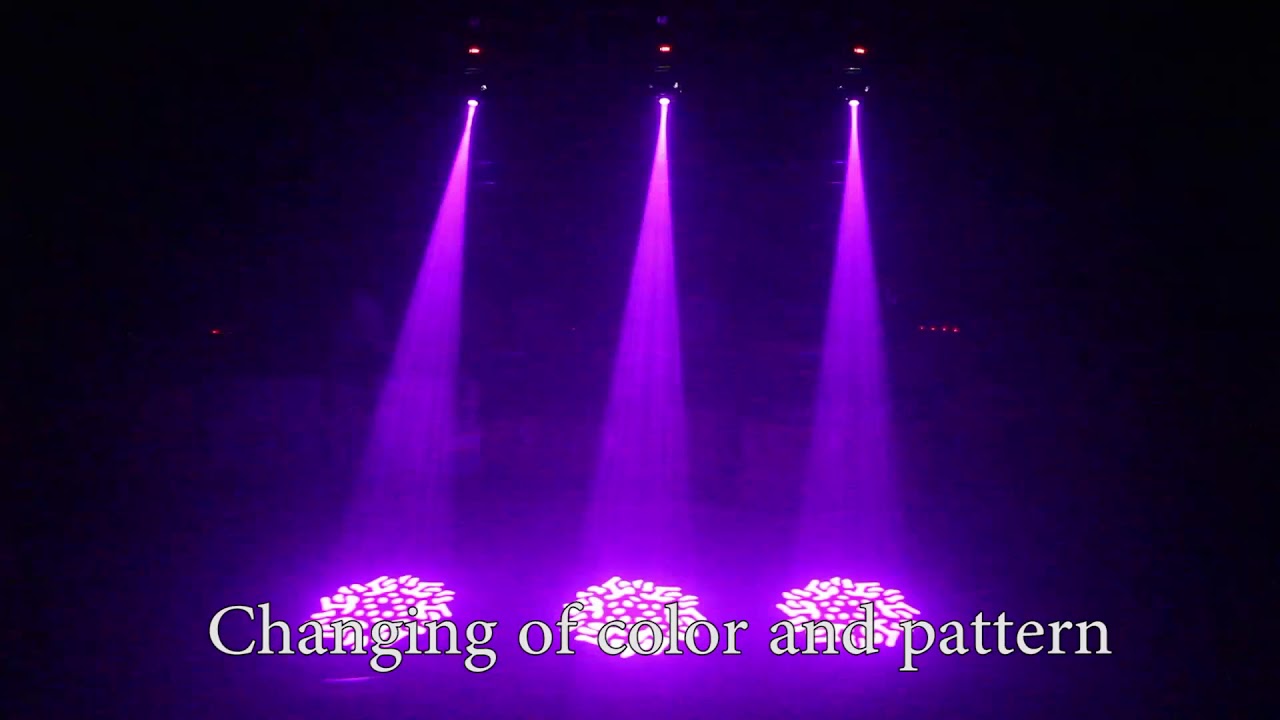 100W Power RGBW LED Gobos Moving Heads Stage Light - YouTube
