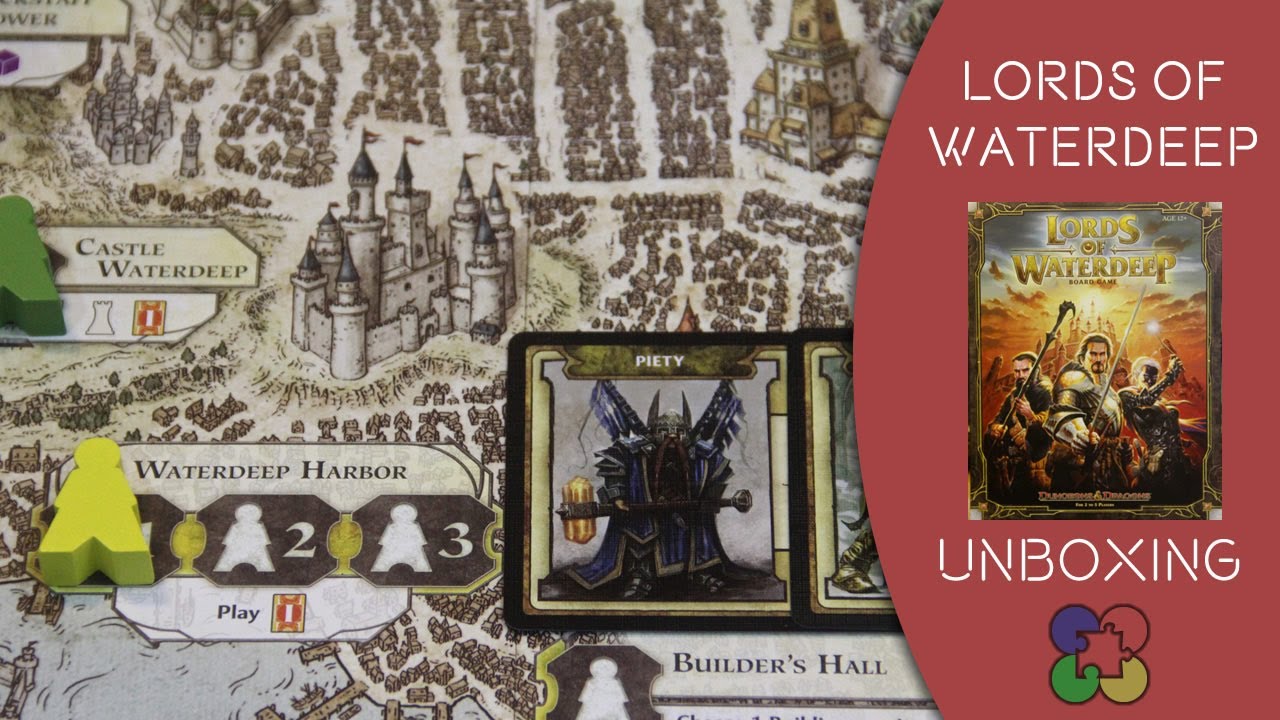 Lords of Waterdeep - Unboxing - YouTube