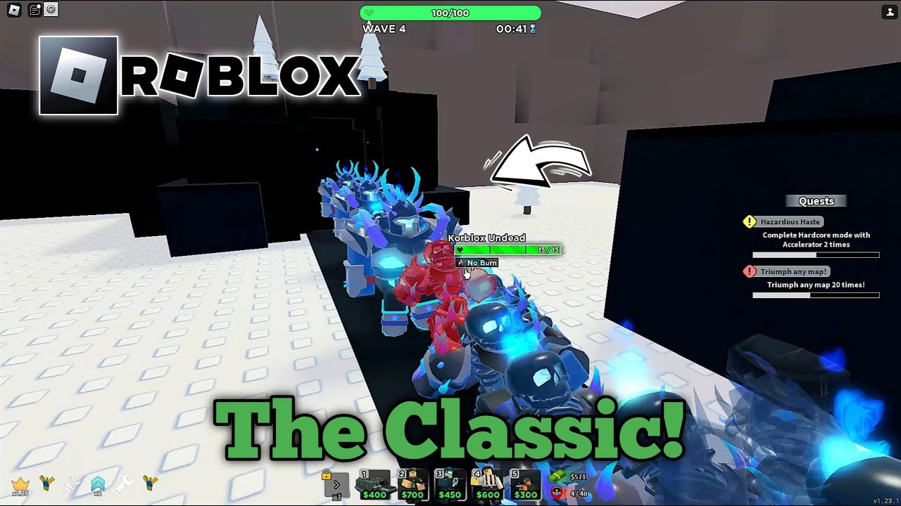 Menyelesaikan Misi "The Classic" di Tower Defense Simulator! | Roblox ...