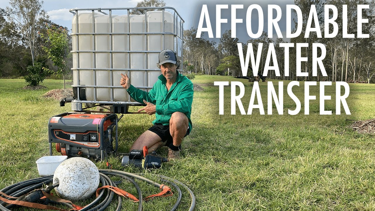 HOW TO TRANSFER WATER THE EASY & AFFORDABLE WAY!! - YouTube