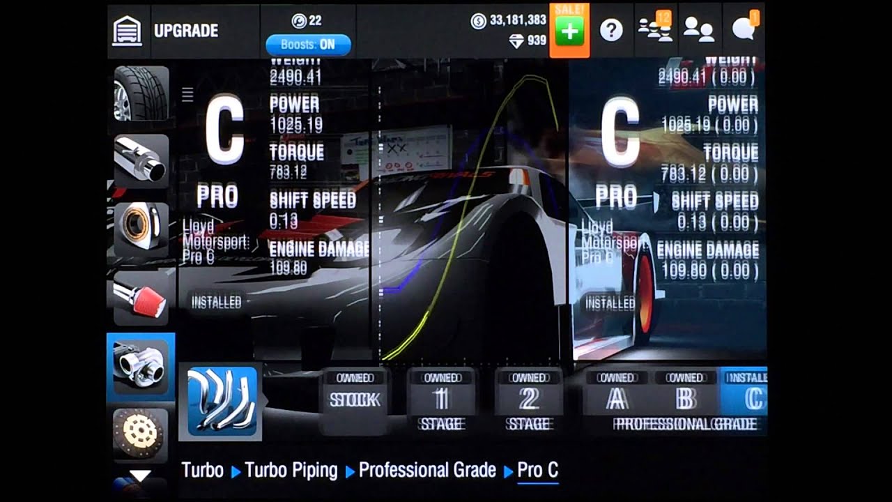 Racing Rivals Mazda RX-7 GT SPEC Maxed Setup Tutorial - YouTube