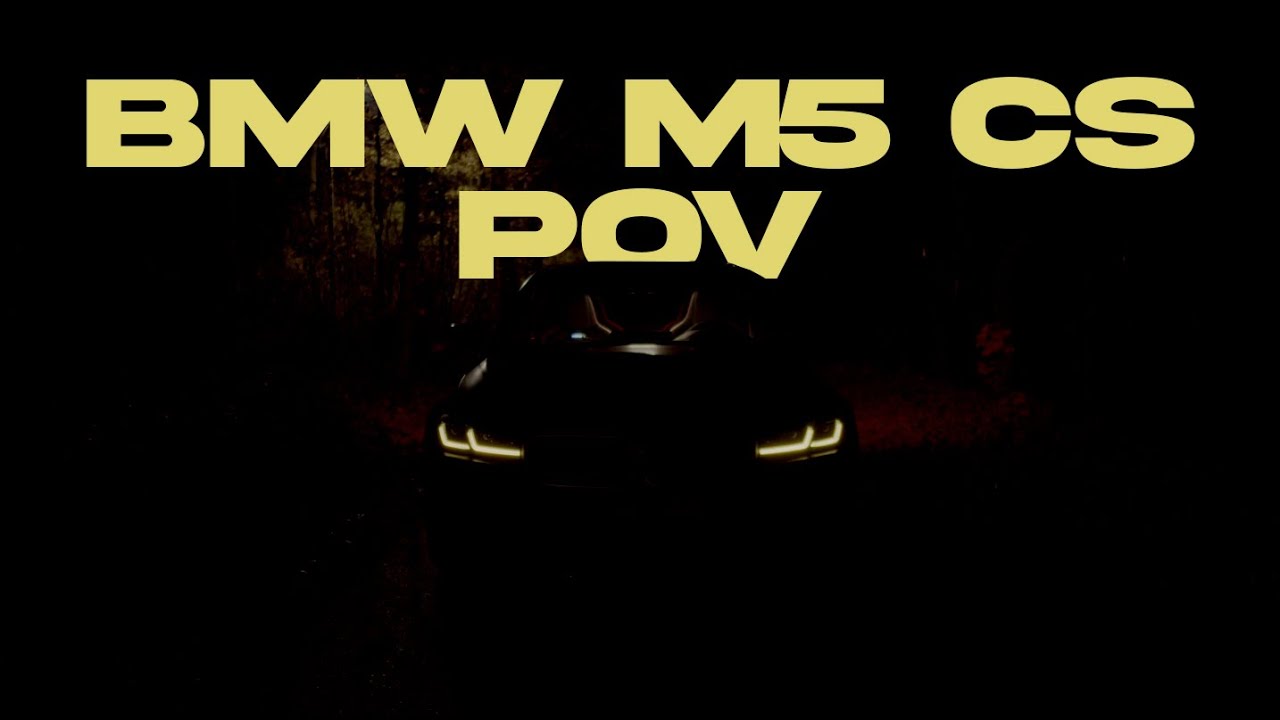 POV Relaxing Night Drive in BMW M5 CS - YouTube