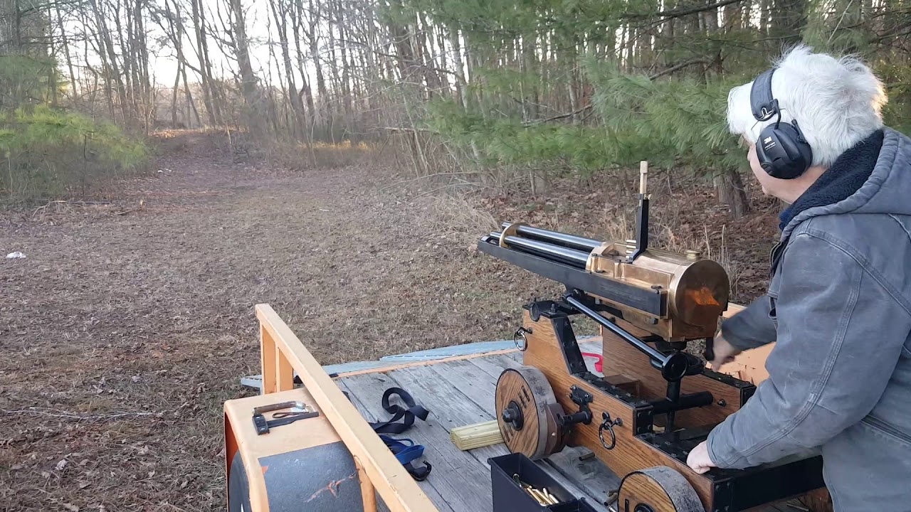 Hotchkiss Revolving Cannon - YouTube