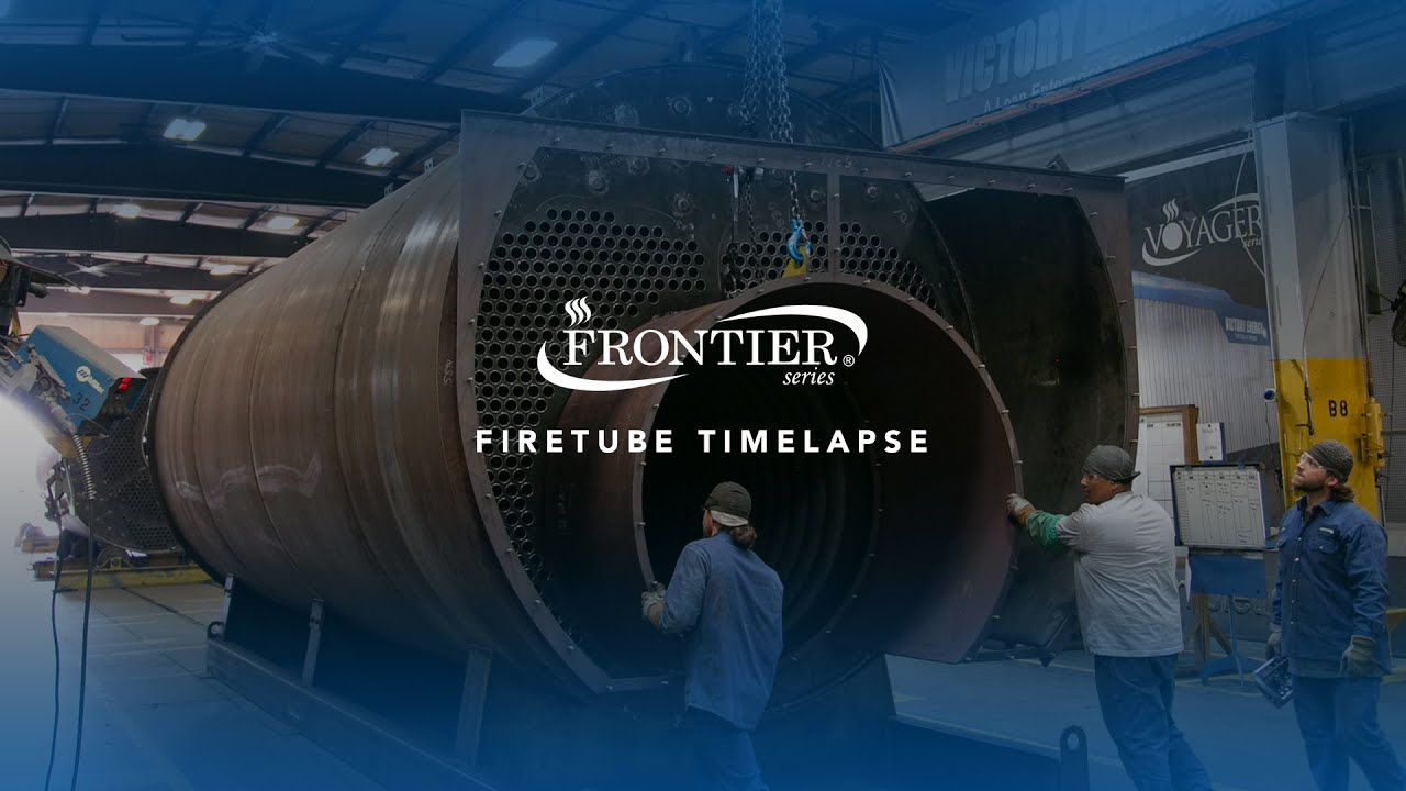 Firetube Boiler From Start to Finish (time-lapse) - YouTube