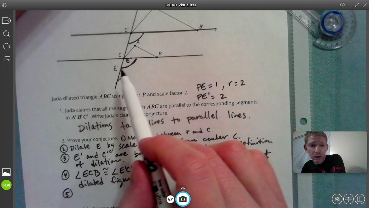 IM Geometry Unit 3 Lesson 4 Activity 3 Question 2 Review Part 2 - YouTube