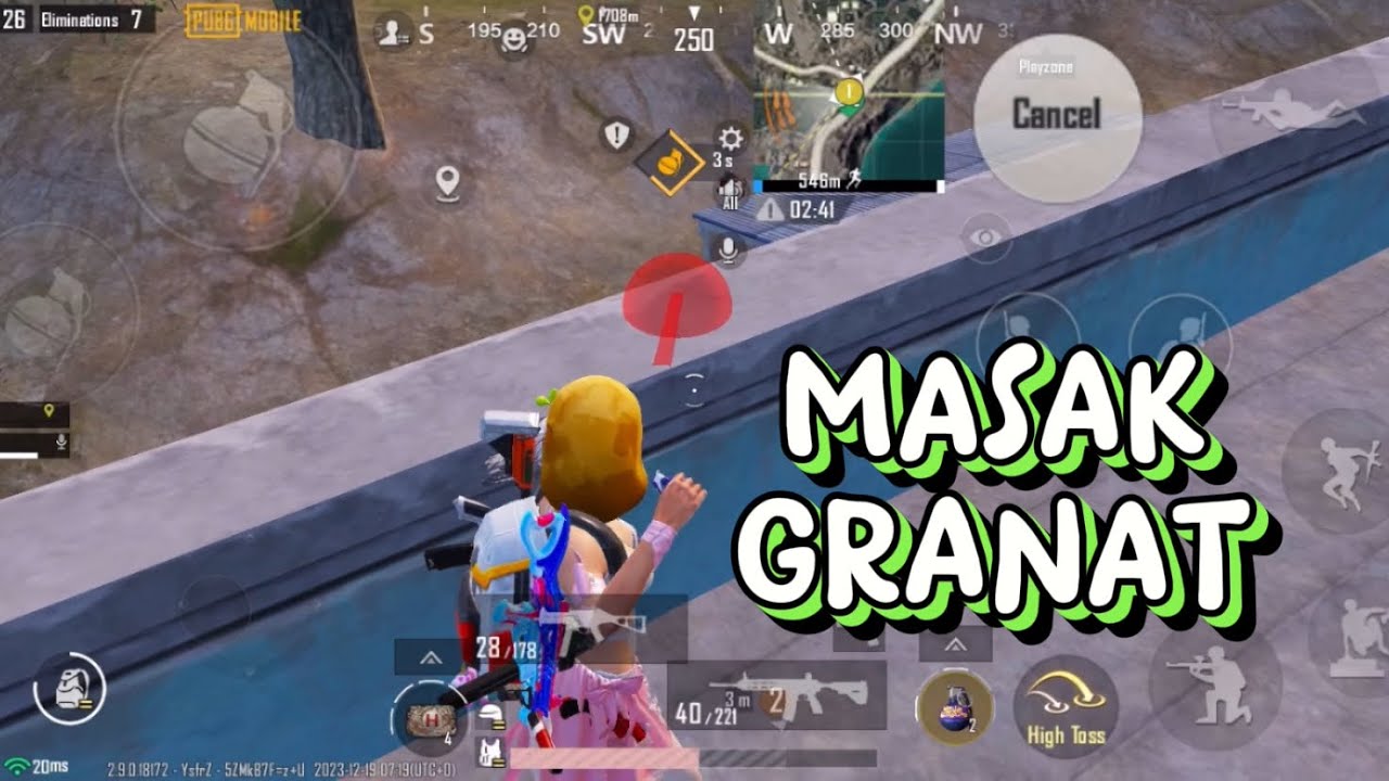 Tutor Gameplay Pabji Pakai Granat Mateng #pubgmobile #pubg #pabji # ...