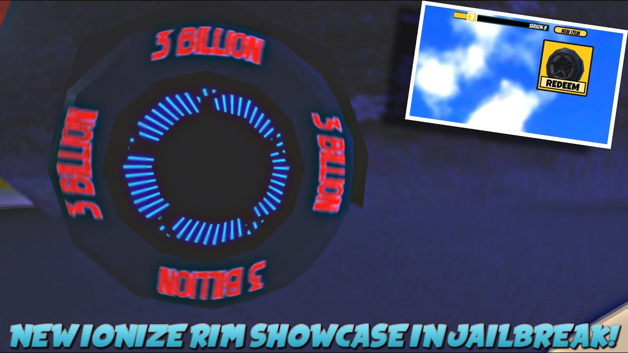 NEW Ionize Rim SHOWCASE in ROBLOX JAILBREAK! - YouTube