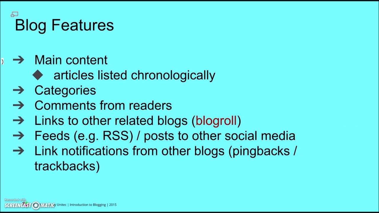 Introduction to Blogging - YouTube