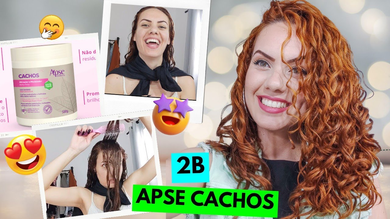 Finalização de cabelo ONDULADO 2B com APSE CACHOS | MUITA DEFINIÇÃO 😍 ...