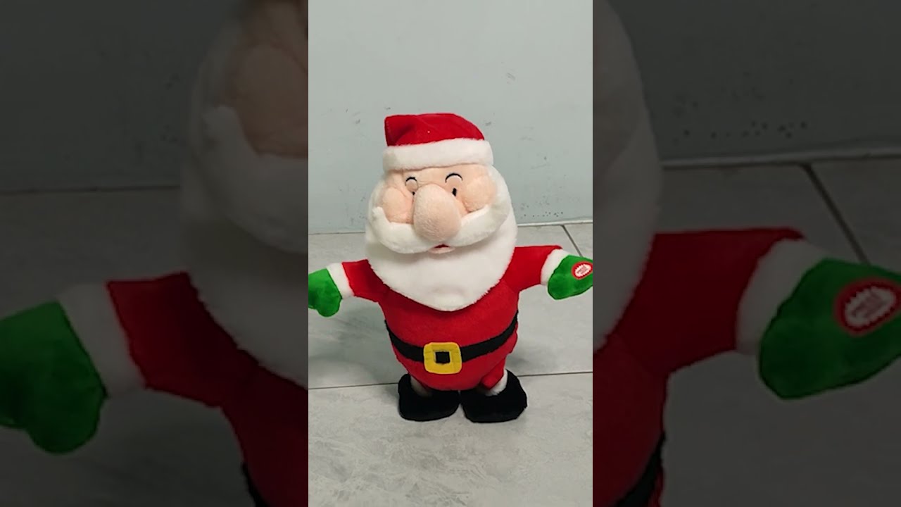 Walking Dancing Santa Toy Dances to Deck the Halls - YouTube
