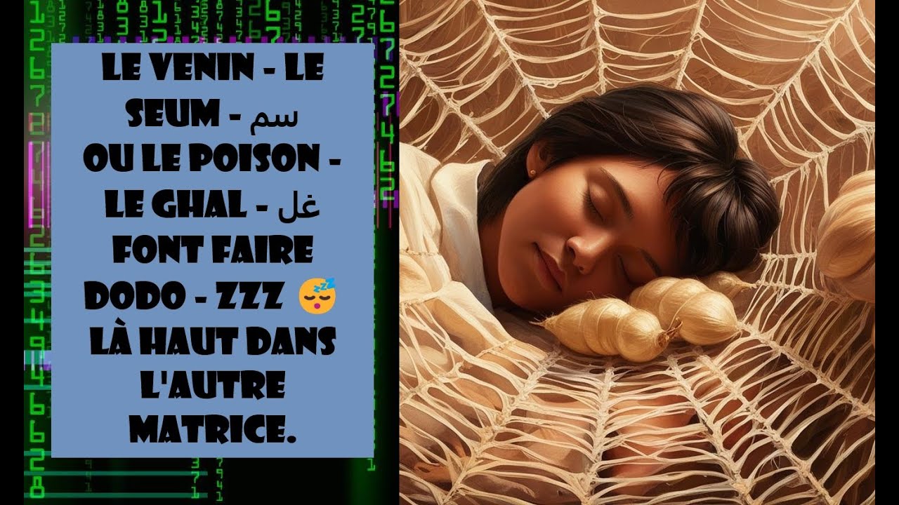 LE VENIN - LE SEUM - سم ou LE POISON - LE GHAL - غل nous font faire ...