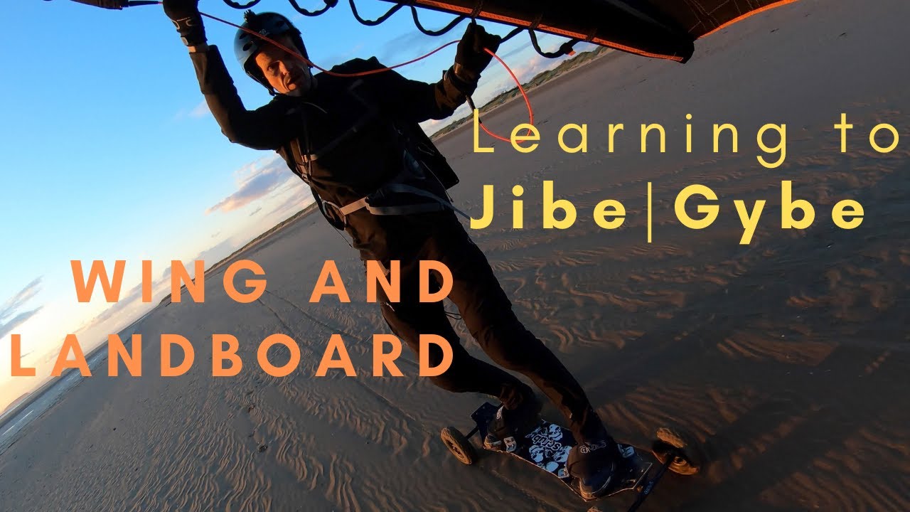 Wing and Mountainboard: Learning to gybe | jibe - YouTube