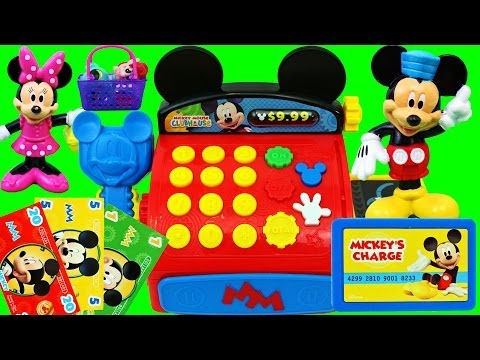 MICKEY MOUSE Clubhouse New Electronic Cash Register Shopping for Toys ...