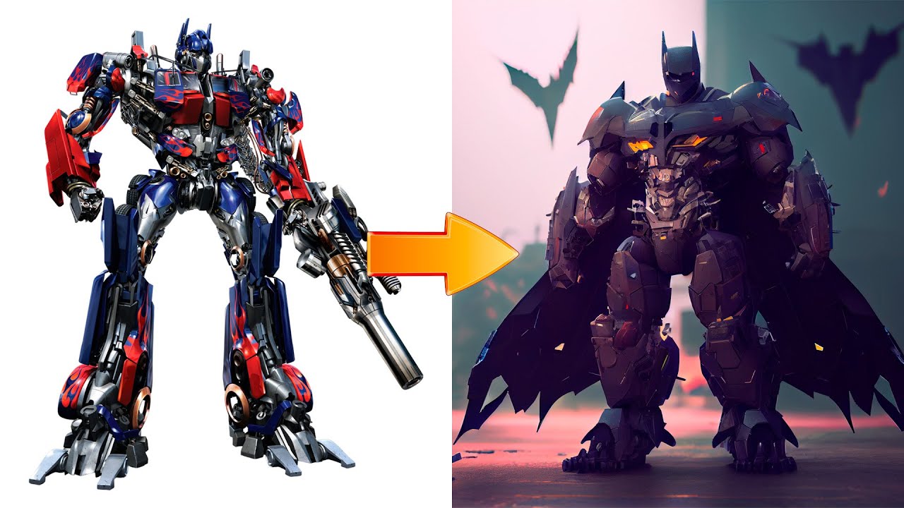 SUPER HEROES + TRANSFORMERS. All characters - YouTube