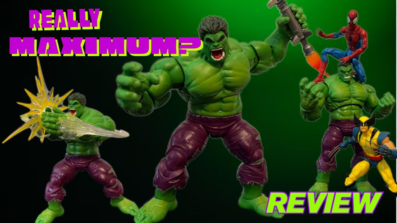 Is this marvel legends Maximum Hulk really maximum? | review - YouTube