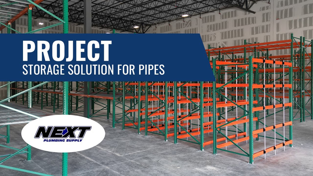 Customized Storage Solution for Plumbing Material! - YouTube