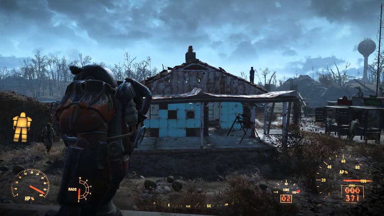 Atom Cats T-60 power armor look and location on map - YouTube