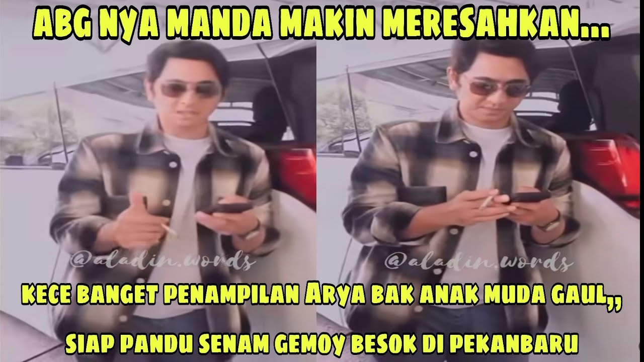 Tampil kece bak anak muda.. Arya siap gelar senam gemoy besok di ...