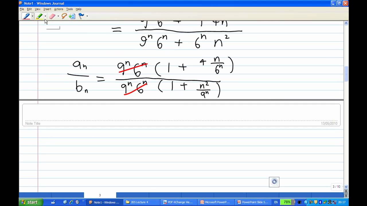limit comparison test for series example 3.mp4 - YouTube