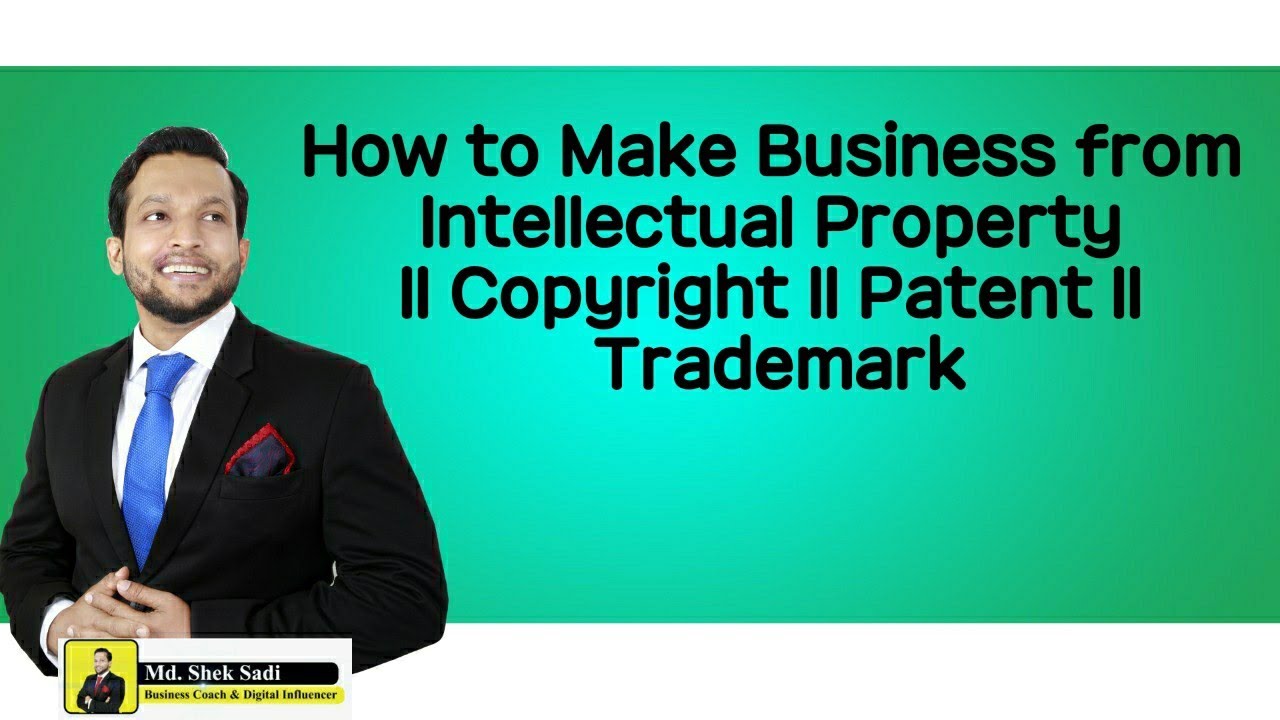 LIVE: How to Make Business from Intellectual Property ll Copyright ll ...