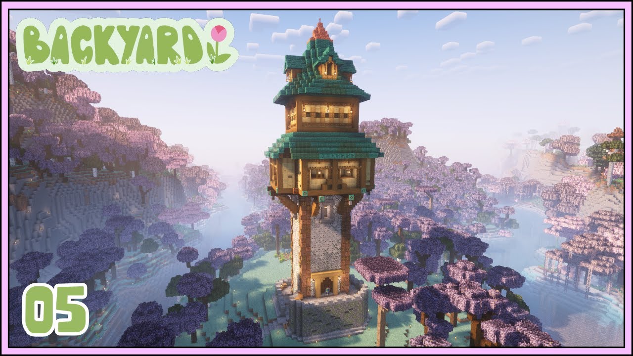 I Made My Minecraft Gunpowder Farm Pretty!!!| Backyard SMP- Ep. 05 ...