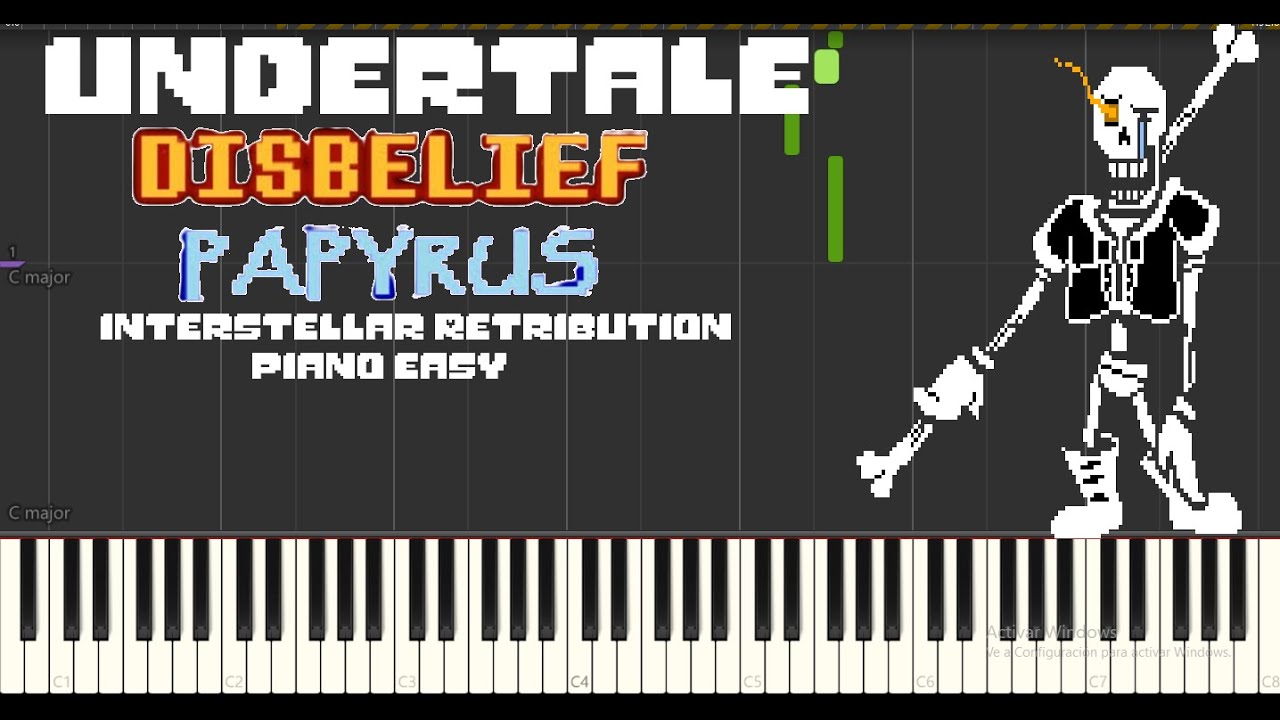 Interstellar retribution (Disbelief papyrus theme) from Undertale ...